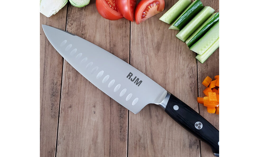 Laser Engrave Knives with Initials - Up to 3 Letters - Ergo Chef Knives