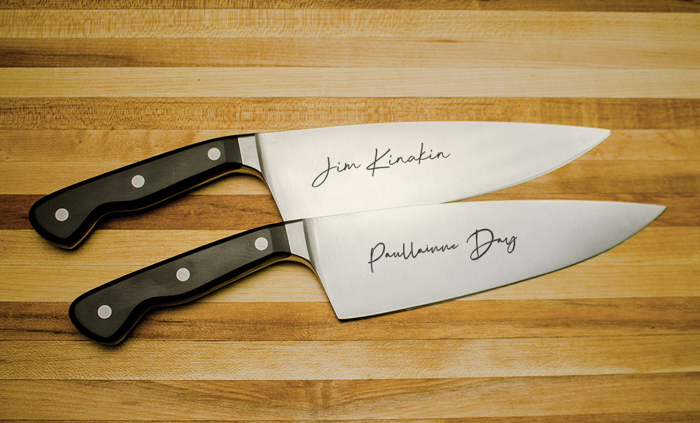 Full Name Laser Engrave Ergo Chef