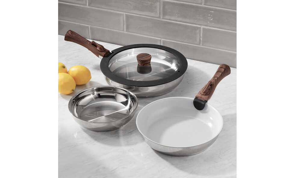 Ergo Chef Pro Series 8pc Smart Pan Cookware Set - Ergo Chef Knives